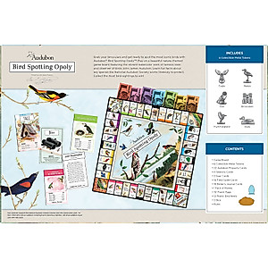 MasterPieces Opoly Board Games - Audubon Opoly - Officially Licensed Board Games for Adults, Kids, & Family