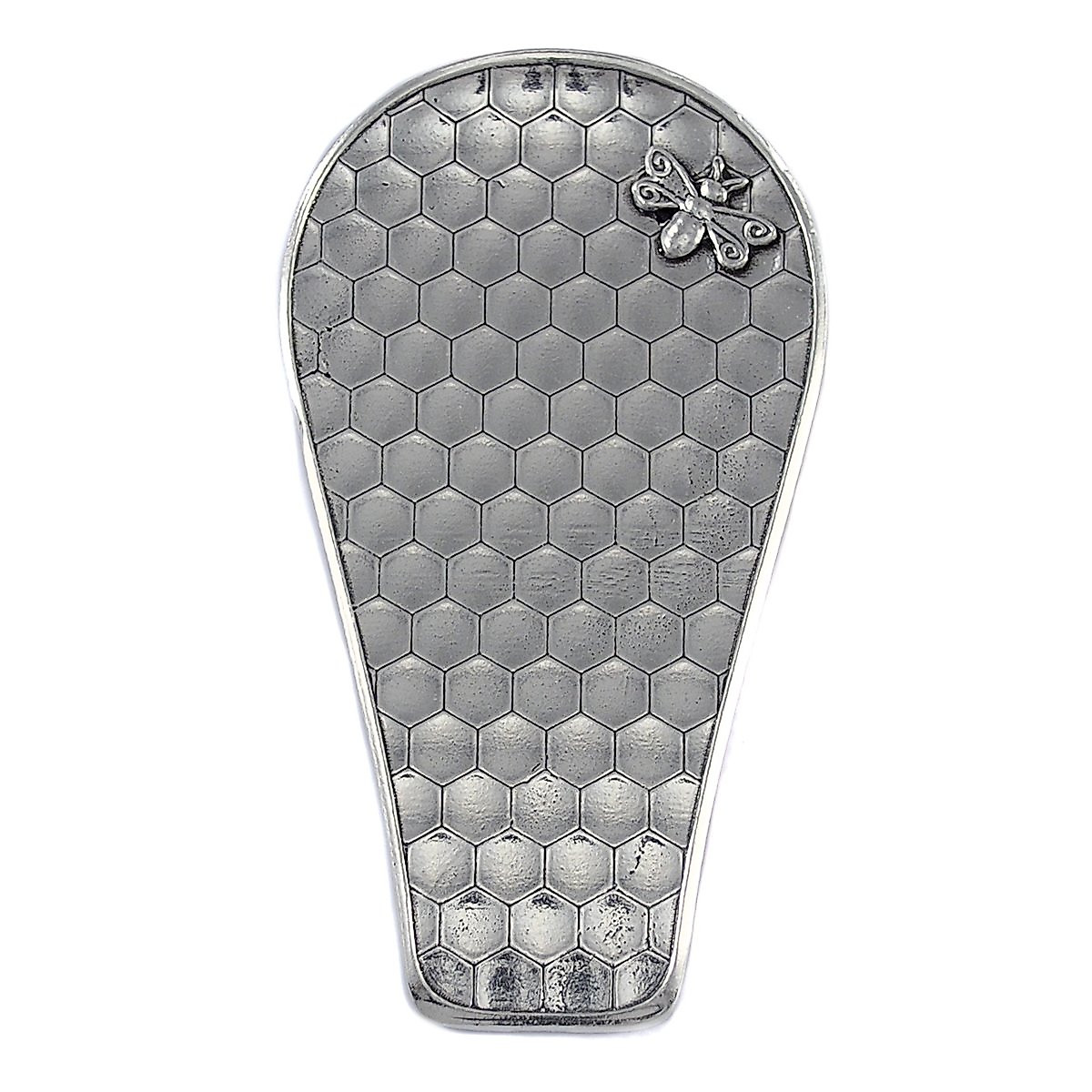 Crosby & Taylor Honeybee American-Made Pewter Spoon Rest