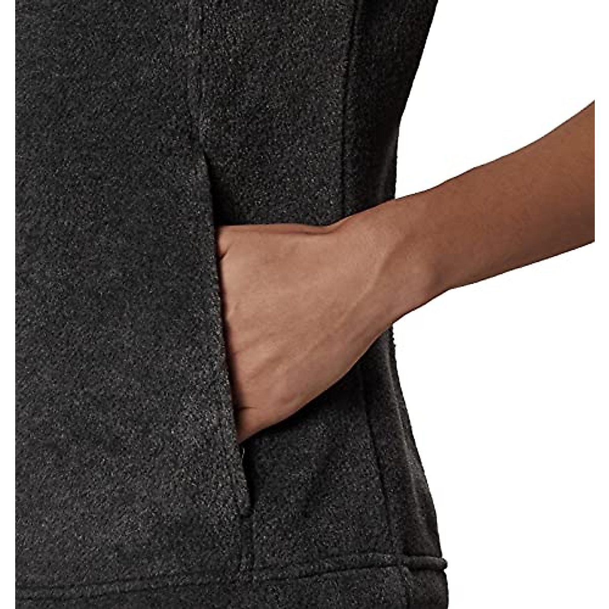 Columbia Women's Benton Springs Vest, Charcoal Heather, XX-Large