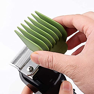 10 Color Professional Hair Trimmer/Clipper Guard Combs Guide Combs Coded Cutting Guides/Combs #3170-400- 1/16” to 1 -Great for Hair Clippers/Trimmers Attachment