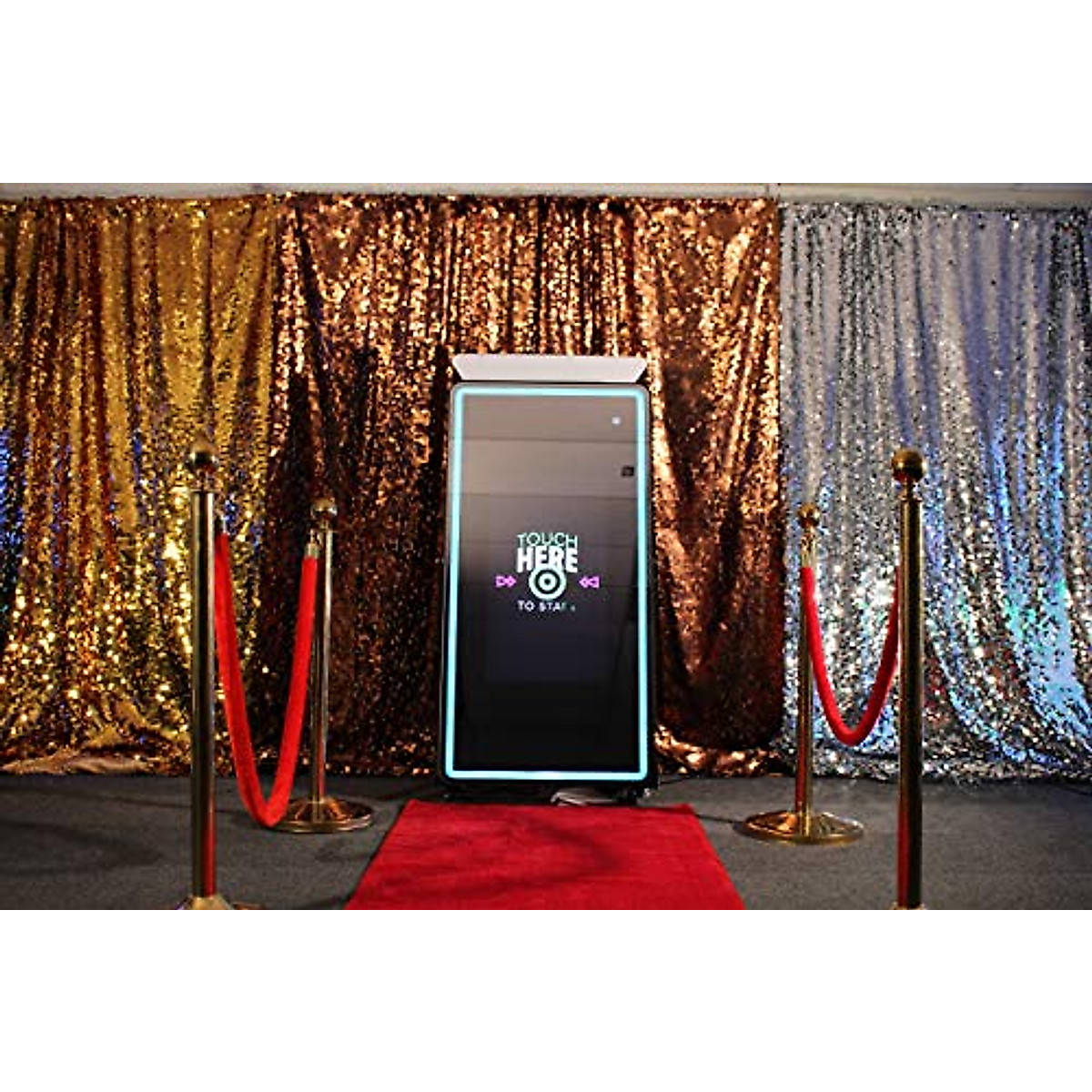 Astro Mirror Photo Booth - Black