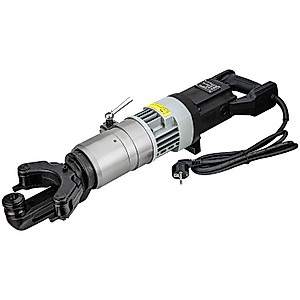 MMNZE Electric Hydraulic Rebar Bender, Bending Angle 0-130 Degrees, 110V 900W 16MM Hand Hold Portable Rebar Bender, Bending Machine for Bending Rebar, Steel Bar, Steel Rod