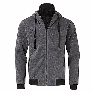 Trendy Hoodies Grey Sweatshirt Oversized Shirt Pull Over Hoodie for Men's Pullover Sweater Blank Hoodie Skull Hoodie Y2K Hoodie Zip Up Couples Matching Hoodies Y2K Sweatshirt Dark Gray XXL