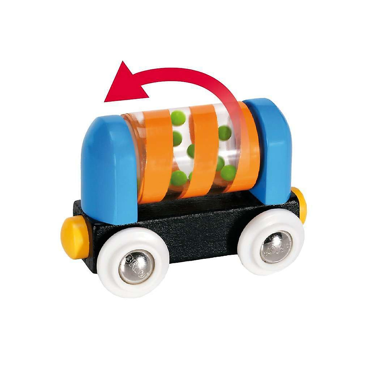 BRIO My First Railway - 33727 Beginner Pack | Engaging Wooden Toy Train Set for Toddlers Age 18 Months and Up | FSC-Certified Materials | Compatible with All My First Railway and BRIO World Toys