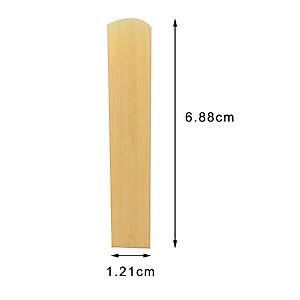 Pimoys 10 Pack Traditional Bb Clarinet Reeds with Plastic Box, Strength 2.5