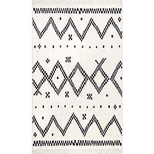 nuLOOM Tracy Moroccan Area Rug, 8' x 10', Off-white