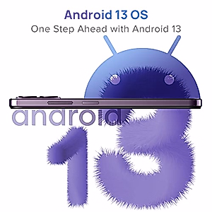 Ulefone Note 16 Pro Unlocked Cell Phone 16GB+128GB, 8-Core, 6.52" Display Smartphone Unlocked, Android 13, 50MP AI Camera Mobile Phone, 4400 mAh, Dual 4G LTE, Fingerprint Unlock, U.S. Version, Purple