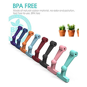 ALIENSX Universal Replacement Lid Latches for Yeti Tundra and Roadie Coolers, Durable Rubber T-Latch Design, Helps Save Fingers/Knuckles, fits Yeti, RTIC & Other Related Coolers (Aqua)