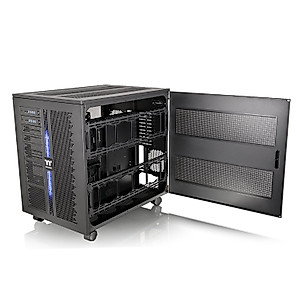 Thermaltake Core W200 Dual System Computer Case and Commander FP 10 Port PWM Fan Hub Bundle