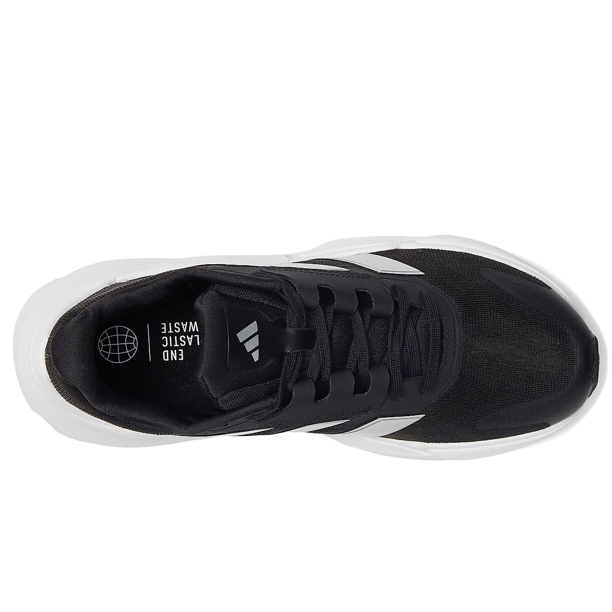 adidas Women's Adistar 2.0 Sneaker, Black/Silver Metallic/Black, 8