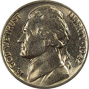 1942 Jefferson Nickel 5 Cent Piece BU Uncirculated Mint State 5c US Coin