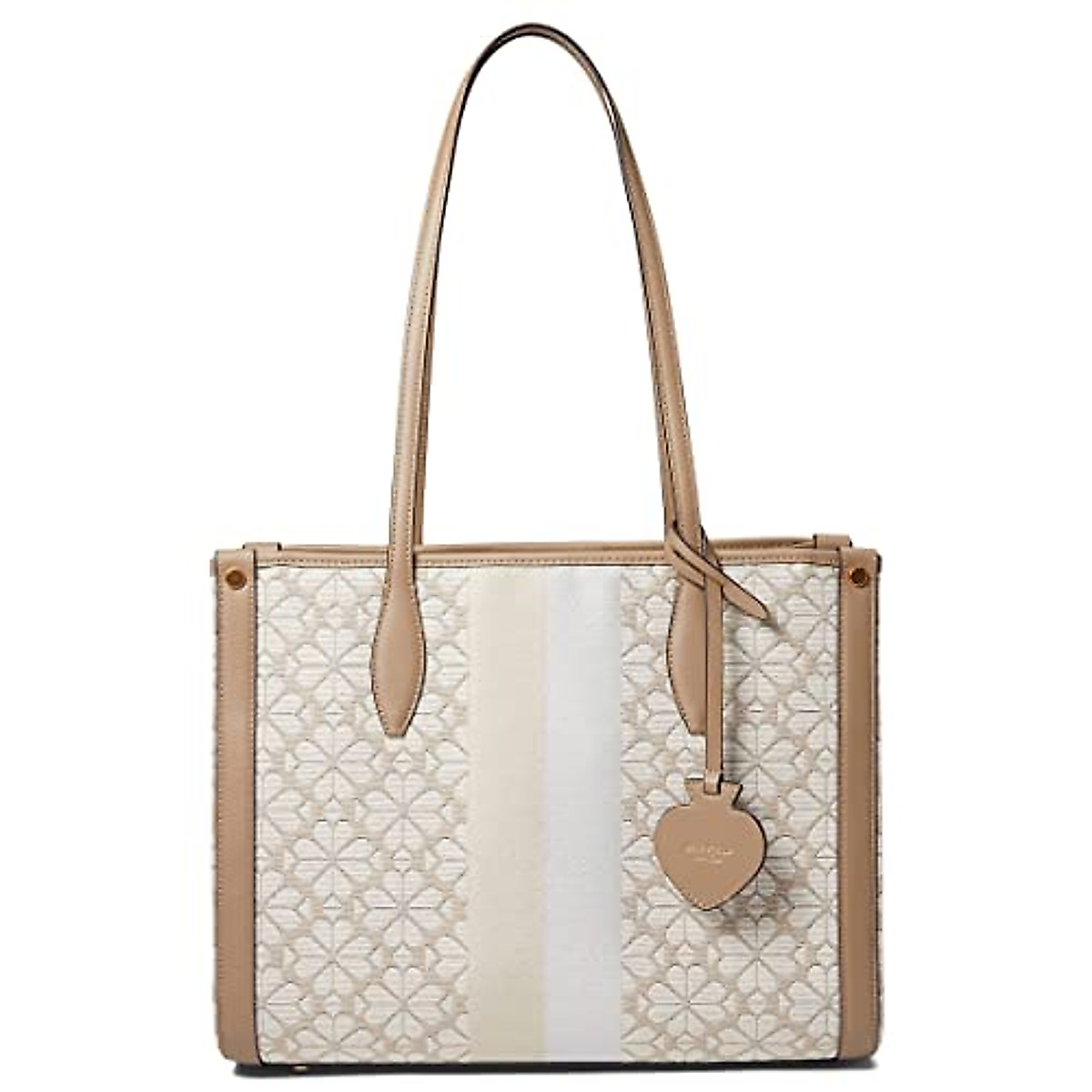 Kate Spade New York Spade Flower Jacquard Market Medium Tote Natural Multi One Size