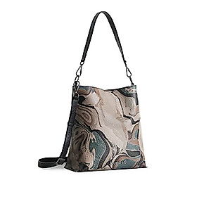 Desigual Accessories PU Shoulder Bag, Brown
