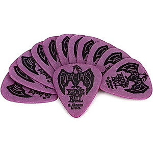 Ernie Ball Everlast Guitar Picks, Purple 1.0mm, 12-pack (P09193)