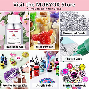 (300 Design Optional) MUBYOK M346 Truck Silicone Freshie Mold for Baking Aroma Beads Car Freshie Supplies