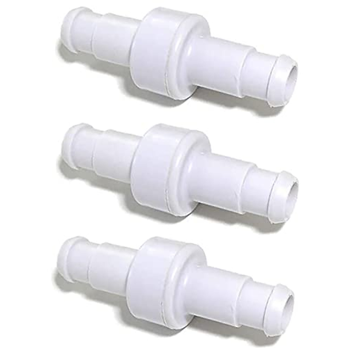 ATIE Pool Cleaner Feed Hose Swivel Compatible with Pentair Kreepy Krauly Legend Letro Platinum Pool Cleaner Feed Hose Swivel ED05 White (3 Pack)