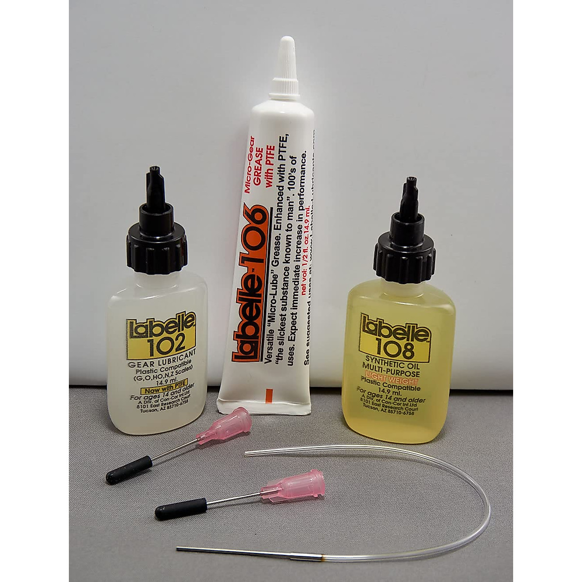 PTFE Lubricant for All American Z Line, Athearn, Atlas, Bachmann, Broadway Limited, Con-Cor, Fox Valley Models, Kato, Marklin, Micro-Trains, Rivarossi, etc. Lube, Grease, Oil, PTFE.