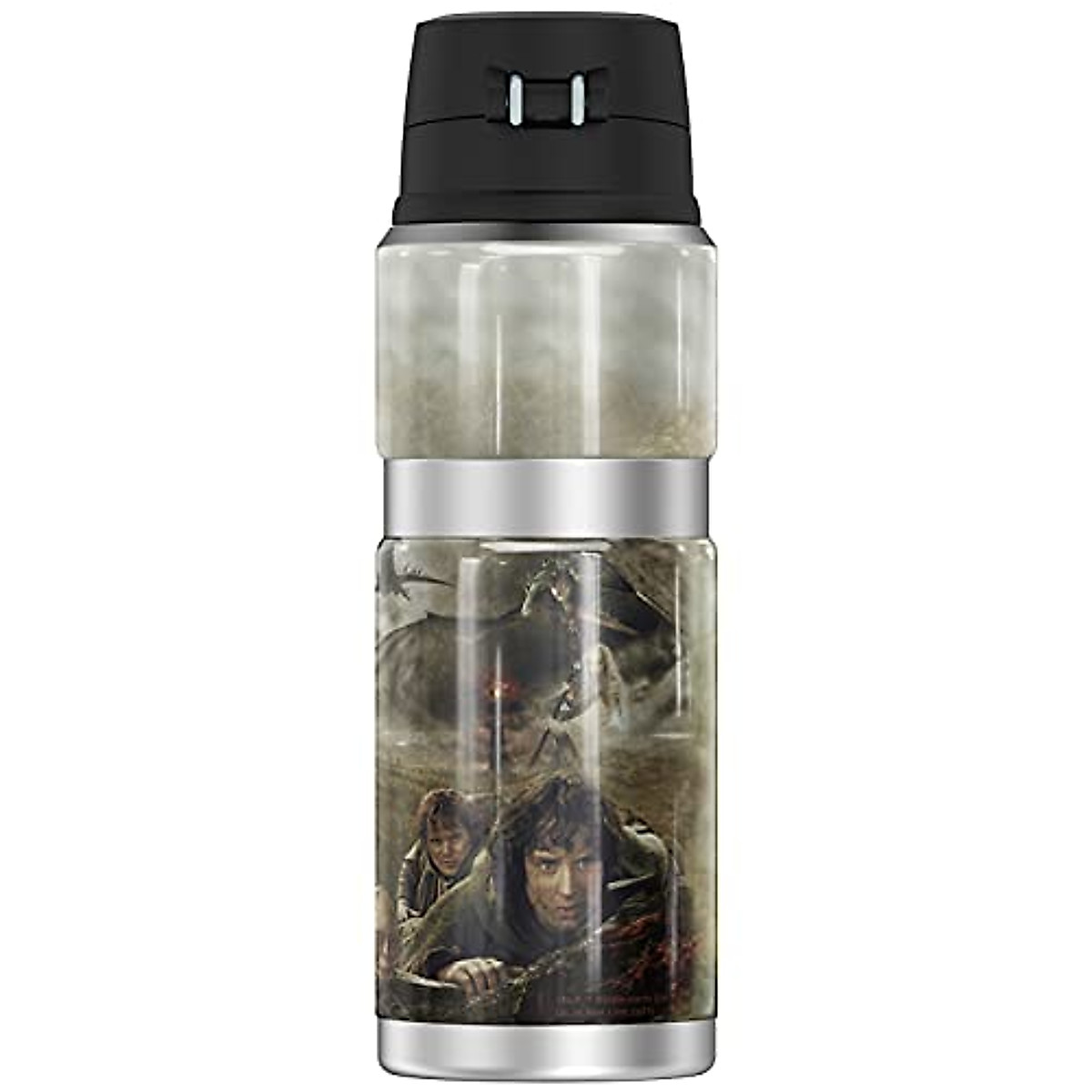 The Lord of The Rings Trilogy Poster THERMOS STAINLESS KING Stainless Steel Drink Bottle, Vacuum insulated & Double Wall, 24oz