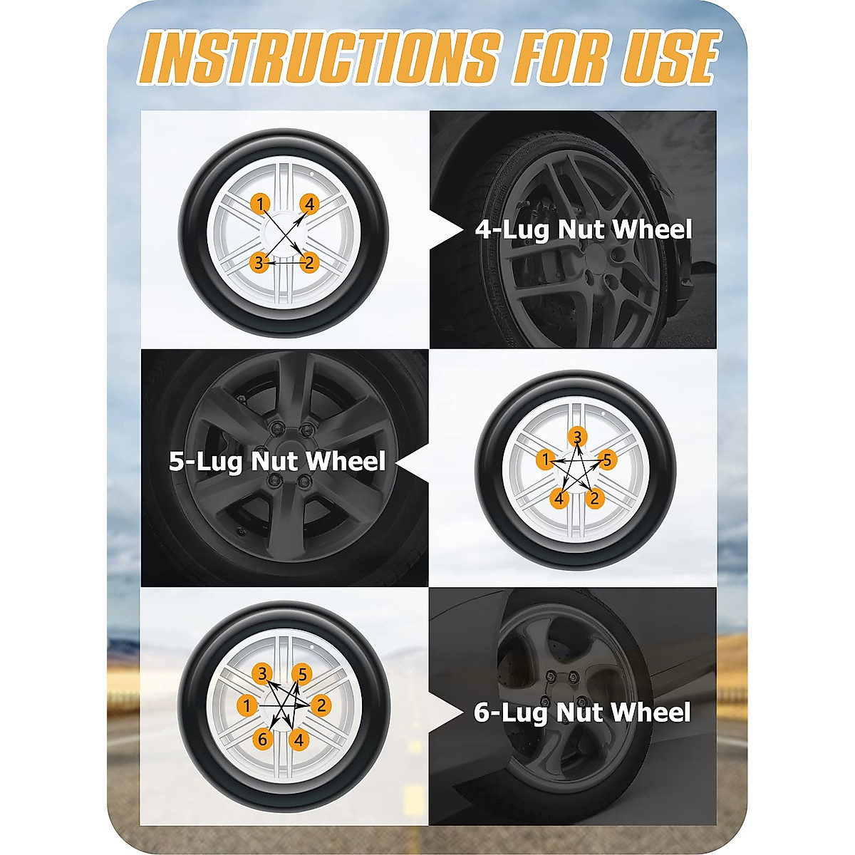 MIKKUPPA M12x1.5 Lug Nuts - Replacement for Ford Fusion Focus Escape Chevy Cruze Malibu Honda Civic Accord 1.38"Height 19mm Hex 60 Degree - 20pcs Chrome Closed End Lug Nut for Aftermarket Wheel