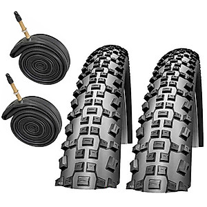 SCHWALBE Rapid Rob 26" x 2.10 Mountain Bike Tyres with Presta Tubes (Pair)