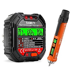 KAIWEETS Non-Contact Voltage Tester & GFCI Tester