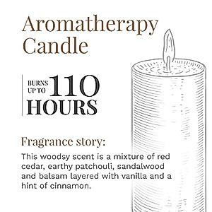 Candle-lite Scented Candles, Evening Fireside Glow Fragrance, 18 oz.2-Pack, Single-Wick Candle with 110 Hours of Burn Time, Off-White Color