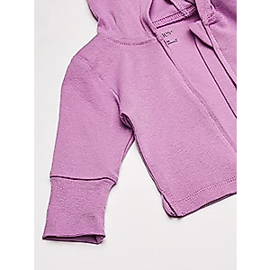 Hanes baby girls Ultimate Zippin Knit Hoodie Hooded Sweatshirt, Purple, 12-18 Months US