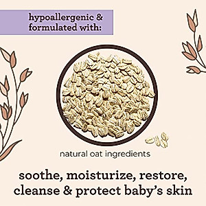 Aveeno Baby Mommy & Me Daily Bathtime Gift Set Including Baby Wash & Shampoo, Calming Baby Bath & Wash, Baby Moisturizing Lotion & Stress Relief Body Wash for Mom, Soap-Free, 4 Items