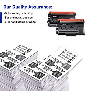 TN880 TN-880 HL-L6200DW Toner Cartridge: Compatible TN 880 Super High Yield Toner Replacement for Brother L6200DW HL-L6200DWT MFC-L6700DW MFC-L6800DW MFC-L6900DW HL-L6300DW Printer（2-Pack Black）