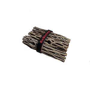 Natural Cholla Wood for Aquarium Decoration, Shrimp, Hermit Crab, Chew Toys for Small Pets (4 Inches Long(Pack of 3))