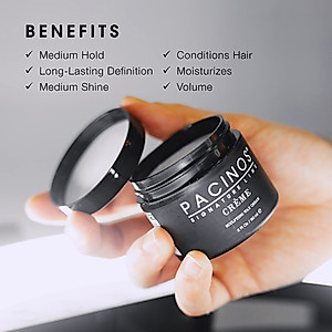 Pacinos Creme Hair Sculpting Wax Cream - Water Soluble Medium Shine Styling Cream