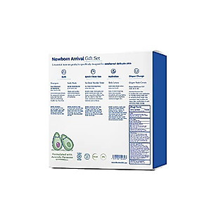 Mustela Newborn Arrival Gift Set - Baby Skincare & Bath Time Essentials - Natural & Plant Based - 5 Items Set