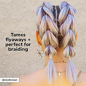 Color Wow Pop + Lock Frizz Control + Glossing Serum – Anti frizz serum with heat protection; Seals split ends; Moisturizes; Prevents color fade; UV protection; Silkens and shines dull, dehydrated hair