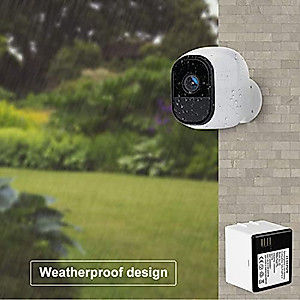 JESSPOW Replacement Battery for Arlo Pro, Arlo Pro 2 (VMA4400) 1-Pack 2580mAh Li-ion Rechargeable Batteries for Arlo Pro/Pro 2 [ ONLY for Arlo Pro/Pro 2 Camera ]