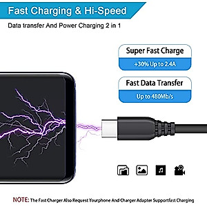USB C Fast Car Charger for Samsung Galaxy S23 Ultra S22 S22+ S21 Plus S20 FE A21 A52 A42 A72 F23 F52 Note 20,30W 2 Port Car Charger Adapter + USB C to C Charger Cable for Google Pixel 7 6 5 5XL 4 4XL