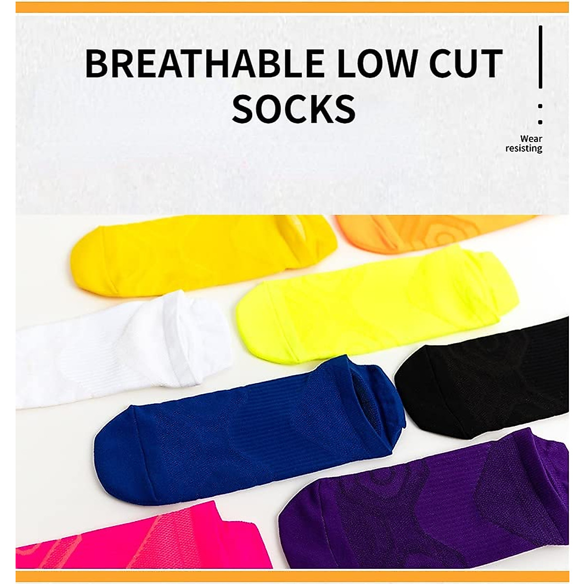 Women Athletic Socks No Show, Size 5-12 Women's Ankle Running Socks Low Cut Sports Hiking Socks 5/10 Pairs (Pink(10 Pairs))