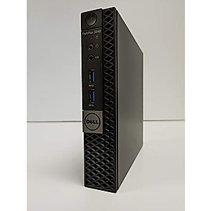 Dell OptiPlex 3040 Micro Business Desktop PC, Intel Quad Core i5-6500T up to 3.1GHz, 8G DDR3L, 512G SSD, WiFi, BT 4.0, Windows 10 Pro 64 Bit-Multi-Language Supports English/Spanish/French(Renewed)