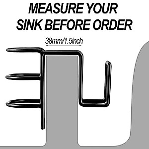 Dish Wand Holder Sink Brush Holder Dish Brush Holder Dish Scrubber Holder for Kitchen Sink (2 Pieces)