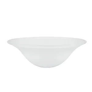 Aspen Creative Frosted 23101-21 Transitional Style Replacement Torchiere Glass Shade, 5-1/2" high x 15" Diameter