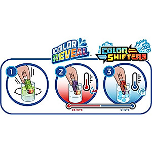 Hot Wheels Color Shifters Toy Car in 1:64 Scale, Repeat Color Change in Icy Cold or Very Warm Water (Styles May Vary)