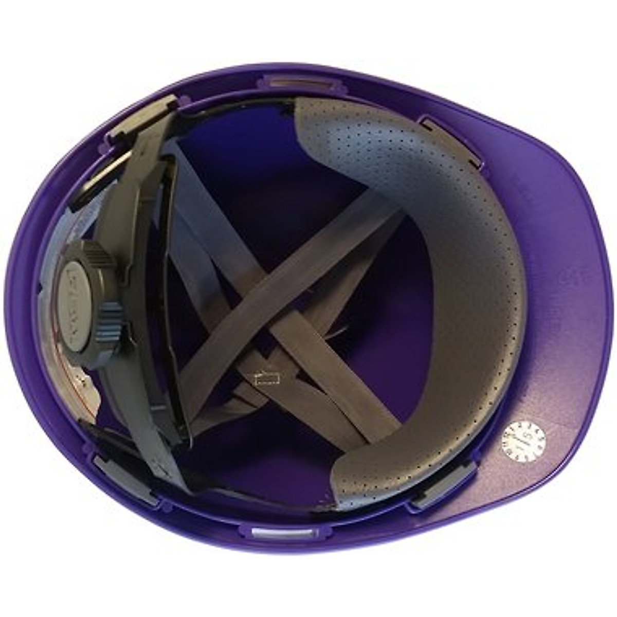 MSA V Cap Style Hard Hats w/FasTrac III Suspensions and Handy Tote Bag - Purple