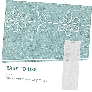 2pcs Embroidery Template DIY Sewing Templates Quilting Craft Sewing Patchwork Template Shaped Templates Sewing Supplies Plastic Quilting Tools DIY Quilting Templates DIY Templates