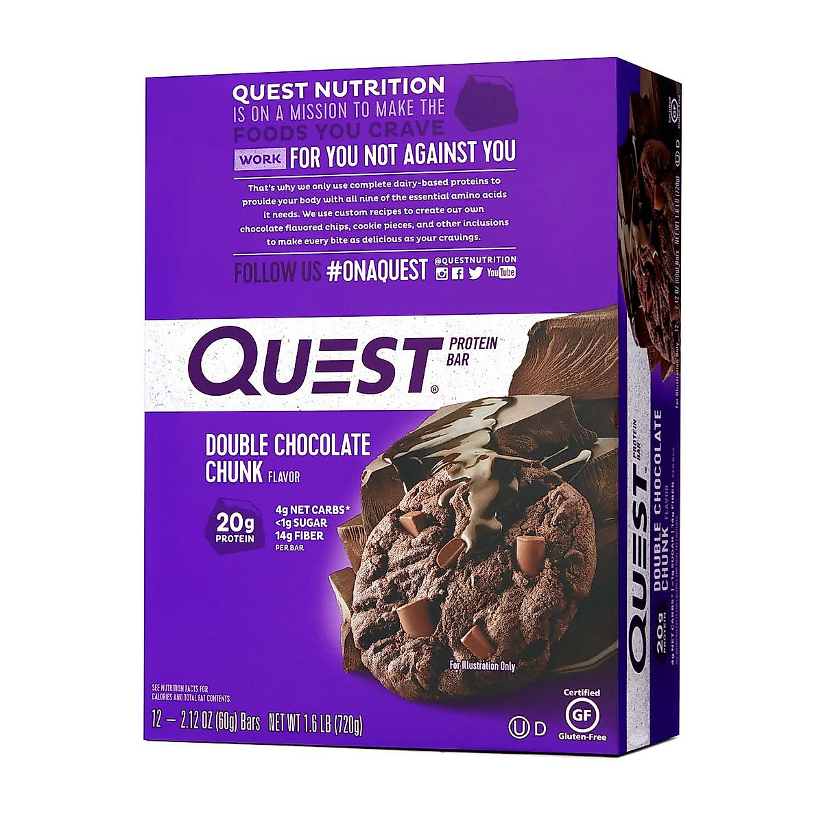 QUEST NUTRITION SPO DOUBLE CHOCOLATE CHUNK, 2.12 OZ