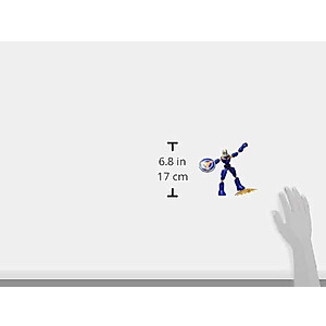 Avengers Marvel Bend and Flex Action Figure Toy, 6-Inch Flexible Taskmaster Figure, includes Accessory, for Kids Ages 4 and Up