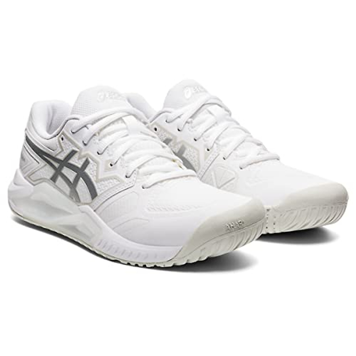 ASICS Women's Gel-Challenger 13 Tennis Shoes, 8.5, White/Pure Silver