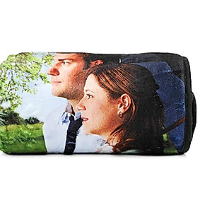 The Office Sunday Afternoon Art Style Fleece Throw Blanket | Official The Office Collectible Blanket | Measures 60 x 45 Inches