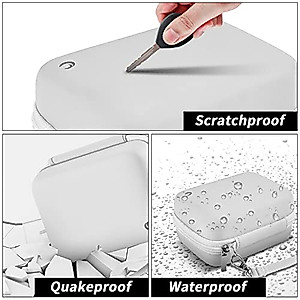 Carrying & Protective Case for Digital Camera, AbergBest 21 Mega Pixels 2.7" LCD Rechargeable HD/Kodak Pixpro/Canon PowerShot ELPH 180/190 / Sony DSCW800 / DSCW830 Cameras for Travel - White