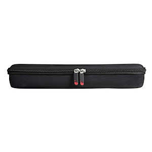 Hermitshell Hard Travel Case for TYMO RING Hair Straightener Brush (Black+Rosy)