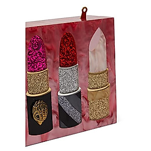 Kurt Geiger London Lipstick Clutch Fuchsia Combo One Size