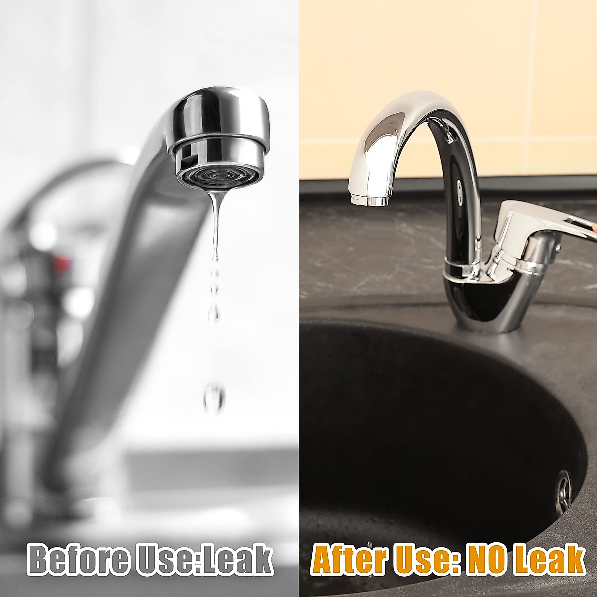 Enhon 2 Pack Dual Seal Cartridge Replacement Compatible with Moen 1225 1225B, One Handle Kitchen and Bathroom Faucet Cartridge Fits Single Handle Faucet/Showers, Brass